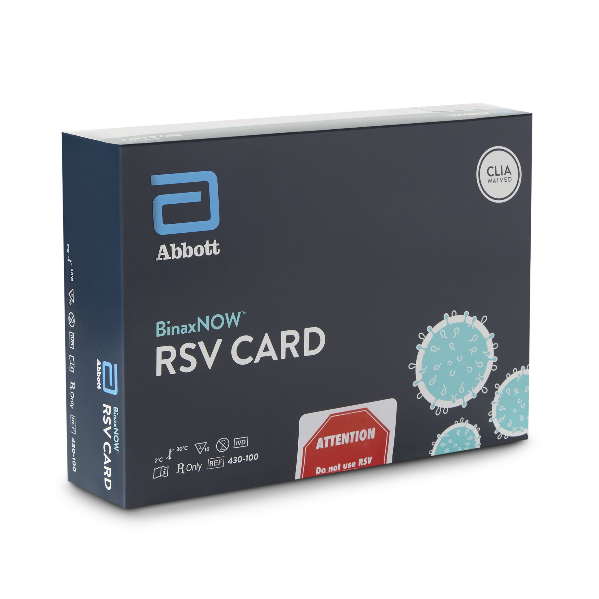 BinaxNOW RSV Rapid Test Respiratory Syncytial Virus Test (RSV) 10 Tests ...