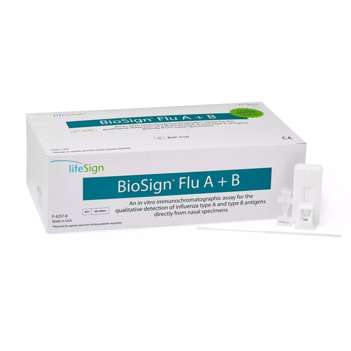 BioSign Flu A & B Rapid Test Kit (Influenza A + B diagnosis Tests CLIA ...