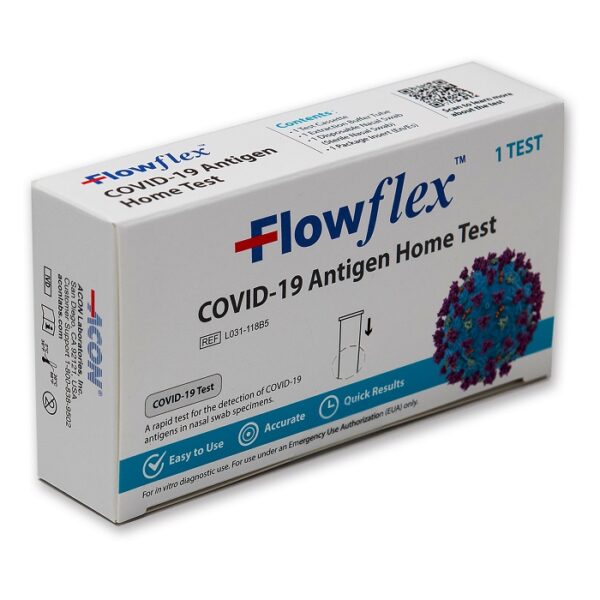 Flowflex COVID-19 Antigen Home Test Single Pack EUA 1/Box - A Wholesale ...
